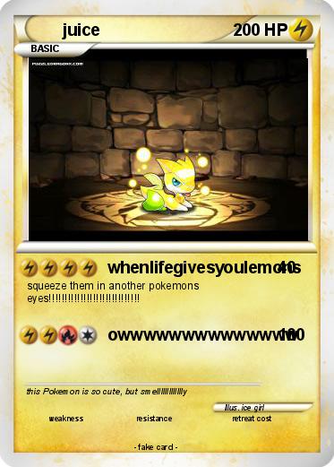 Pokémon juice 24 24 - whenlifegivesyoulemons - My Pokemon Card