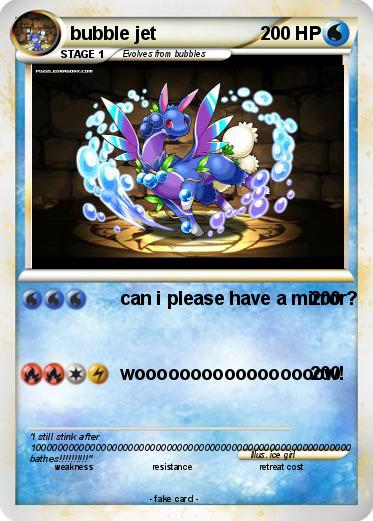 Pokémon bubble jet - can i please have a mirror? - My Pokemon Card