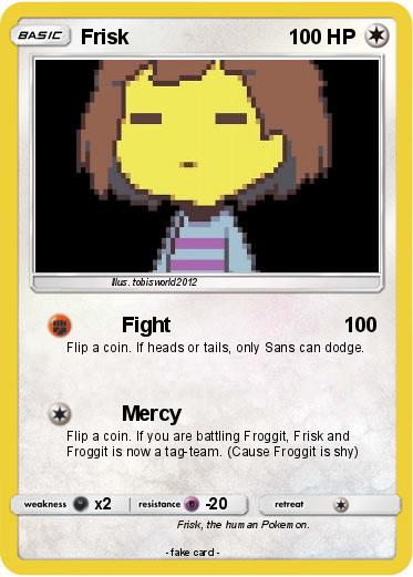 Pokémon Frisk 358 358 - Fight - My Pokemon Card