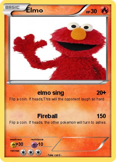 Pokémon Elmo 1223 1223 - elmo sing - My Pokemon Card