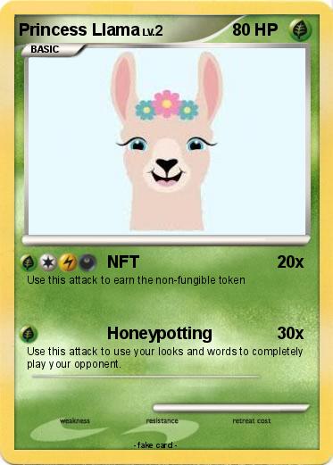 Pokémon Princess Llama - NFT - My Pokemon Card