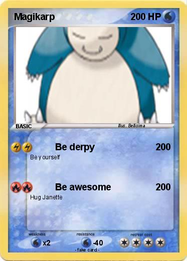 Pokémon Snorlax 397 397 - Be derpy - My Pokemon Card