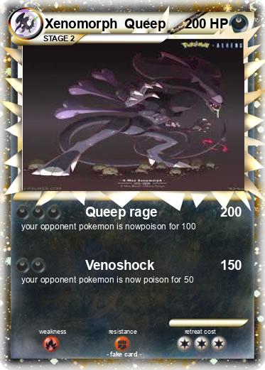 Pokémon Xenomorph Queep - Queep rage - My Pokemon Card