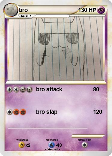 Pokémon bro 258 258 - bro attack - My Pokemon Card