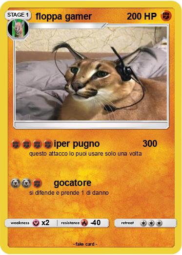 Pokémon floppa gamer - iper pugno 300 - My Pokemon Card