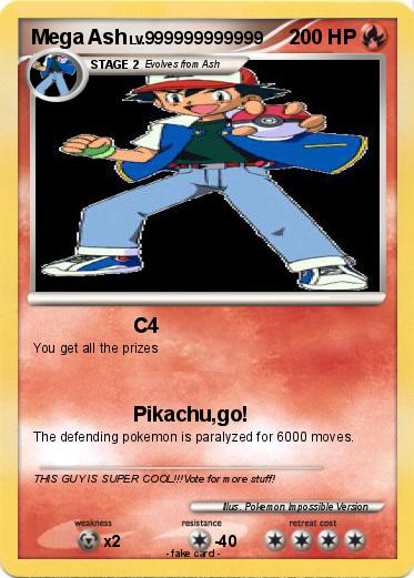 Pokémon Mega Ash 6 6 - C4 - My Pokemon Card