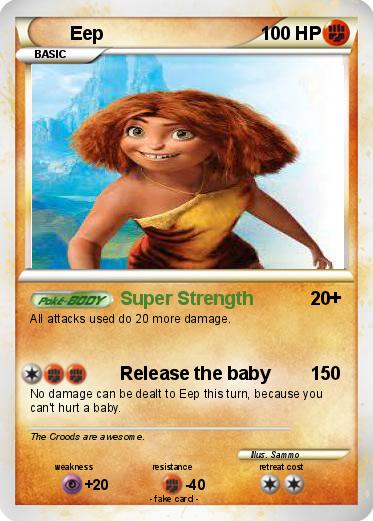 Pokémon Eep 6 6 - Super Strength - My Pokemon Card