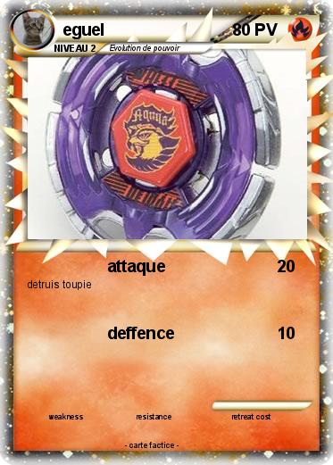 Pokémon eguel - attaque - Ma carte Pokémon