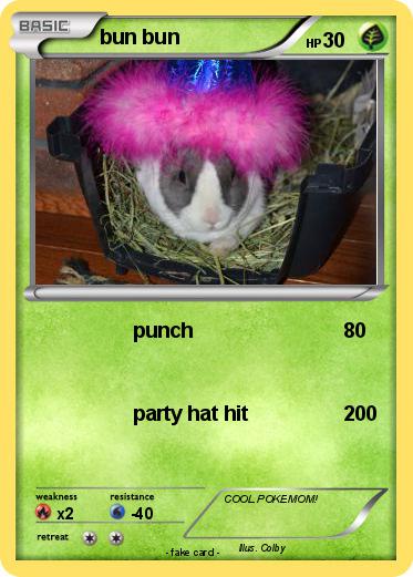 Pokémon bun bun 23 23 - punch - My Pokemon Card