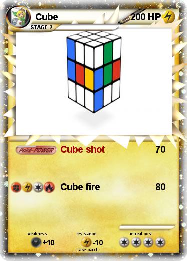 Pokémon Cube 70 70 - Cube shot - My Pokemon Card
