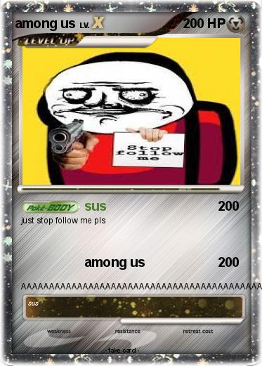 Pokémon among us 223 223 - sus - My Pokemon Card
