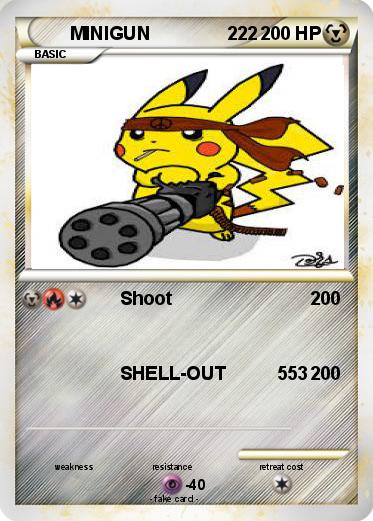 Pokémon MINIGUN 222 222 - Shoot - My Pokemon Card