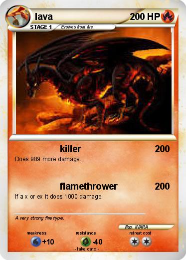 Pokémon lava 388 388 - killer - My Pokemon Card