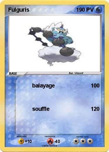 Pokémon Fulguris 42 42 - balayage - Ma carte Pokémon