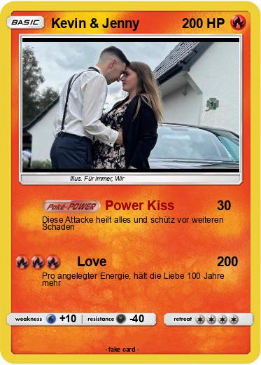 Pokémon Kevin Jenny - Power Kiss - My Pokemon Card