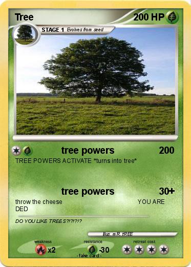 Pokémon Tree 941 941 - tree powers - My Pokemon Card