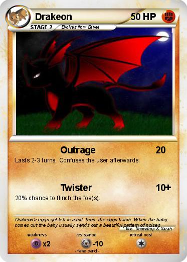 Pokémon Drakeon 15 15 - Outrage - My Pokemon Card