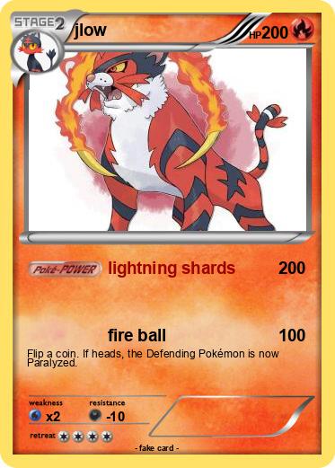 Pokémon jlow 1 1 - lightning shards - My Pokemon Card