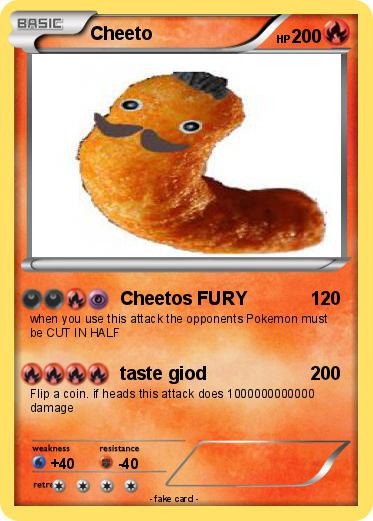 Pokémon Cheeto 31 31 - Cheetos FURY - My Pokemon Card