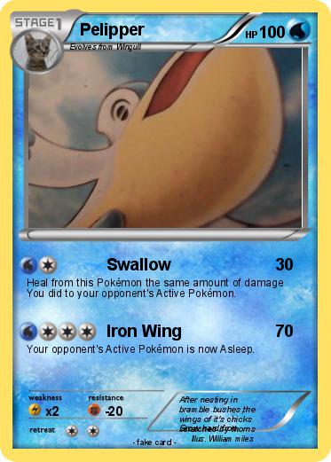 Pokémon Pelipper 16 16 - Swallow - My Pokemon Card