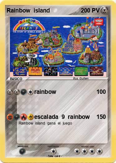 Pokémon Rainbow island - rainbow - Mi carta pokémon