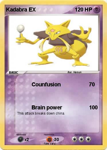 Pokémon Kadabra EX 2 2 - Counfusion - My Pokemon Card