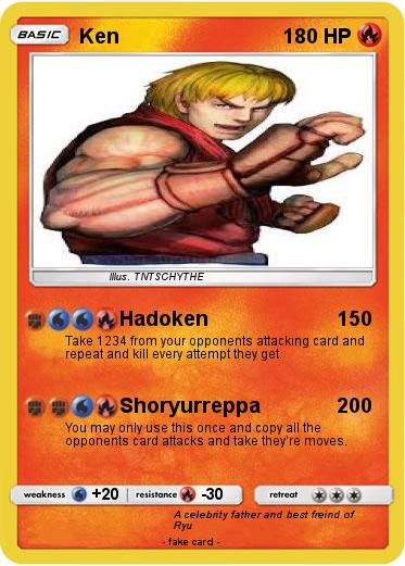 Pokémon Ken 289 289 - Hadoken - My Pokemon Card