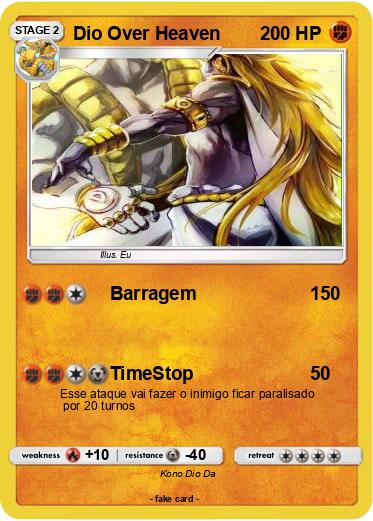 Pokémon Dio Over Heaven 5 5 - Barragem - My Pokemon Card