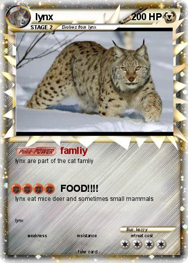 Pokémon lynx 102 102 - famliy - My Pokemon Card