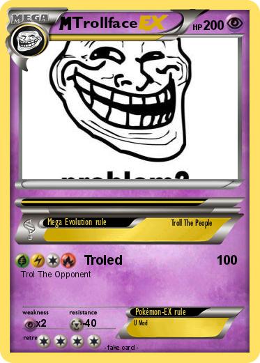 Pokémon Trollface 841 841 - Troled - My Pokemon Card