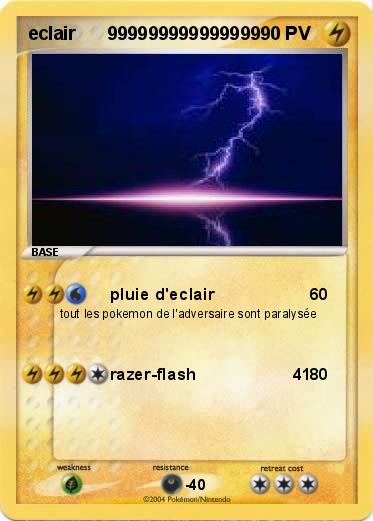 Pokémon eclair 999999999999999 999999999999999 - pluie d'eclair - Ma ...