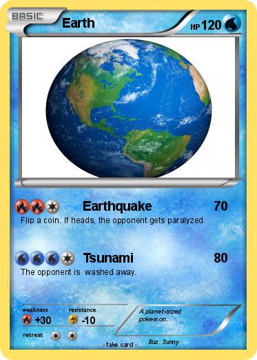 Pokémon Earth 510 510 - Earthquake - My Pokemon Card