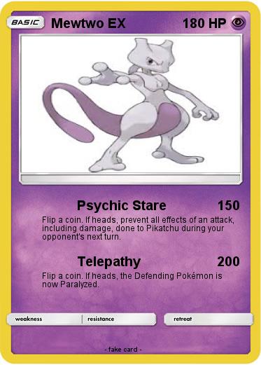 Pokémon Mewtwo EX 814 814 - Psychic Stare - My Pokemon Card