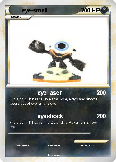 Pokémon eye small 1 1 - eye laser - My Pokemon Card