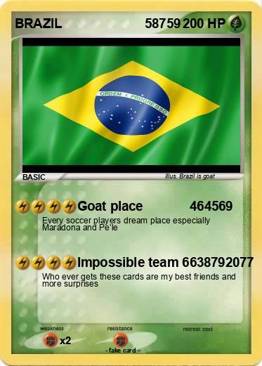 Pokémon BRAZIL 58759 58759 - Goat place 464569 - My Pokemon Card