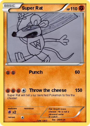 Pokémon Super Rat 4 4 - Punch - My Pokemon Card