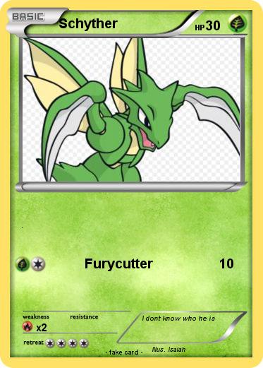 Pokémon Schyther 2 2 - Furycutter - My Pokemon Card