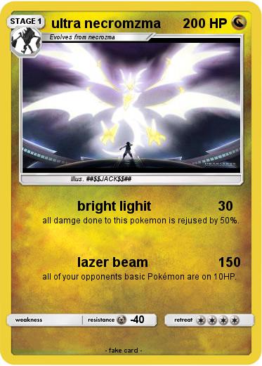 Pokémon ultra necromzma - bright lighit - My Pokemon Card