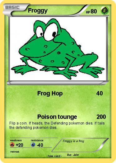 Pokémon Froggy 73 73 - Frog Hop - My Pokemon Card