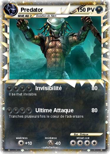 Pokémon Predator 141 141 - Invisibilité - Ma carte Pokémon