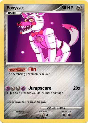 Pokémon Foxy 1998 1998 - Flirt - My Pokemon Card