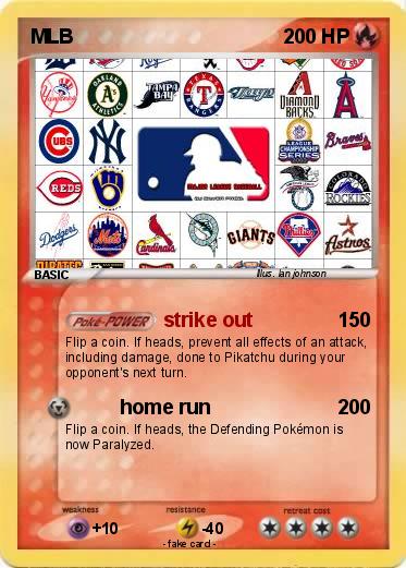 Pokémon MLB 2 2 - strike out - My Pokemon Card