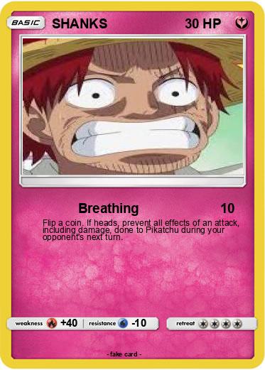 Pokémon SHANKS 122 122 - Breathing - My Pokemon Card