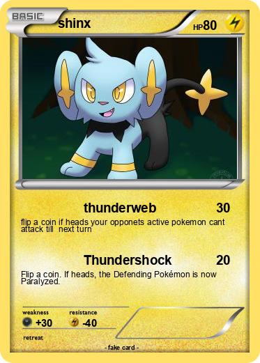 Pokémon shinx 236 236 - thunderweb - My Pokemon Card