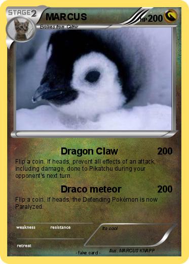 Pokémon MARCUS 282 282 - Dragon Claw - My Pokemon Card