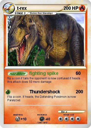 Pokémon t rex 773 773 - fighting spike - My Pokemon Card