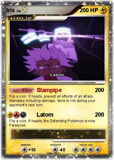 Pokémon Iris 258 258 - Slampipe - My Pokemon Card