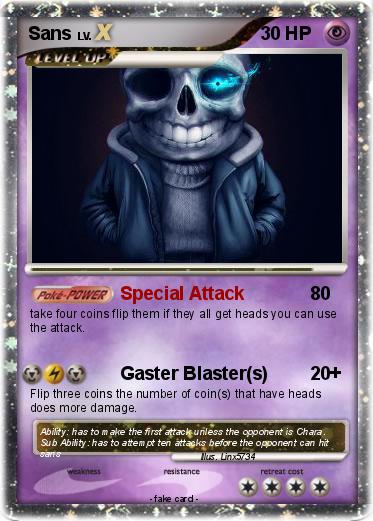Pokémon Sans 1766 1766 - Special Attack - My Pokemon Card