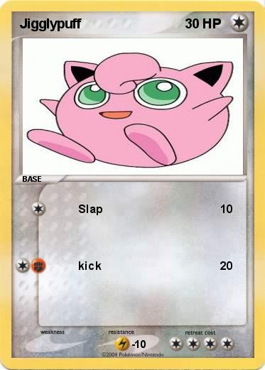 Pokémon Jigglypuff 16 16 - Slap - My Pokemon Card