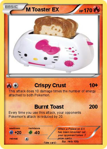 Pokémon M Toaster EX - Crispy Crust - My Pokemon Card